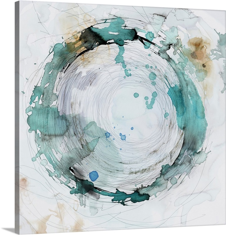 Circle Splash I | Great Big Canvas