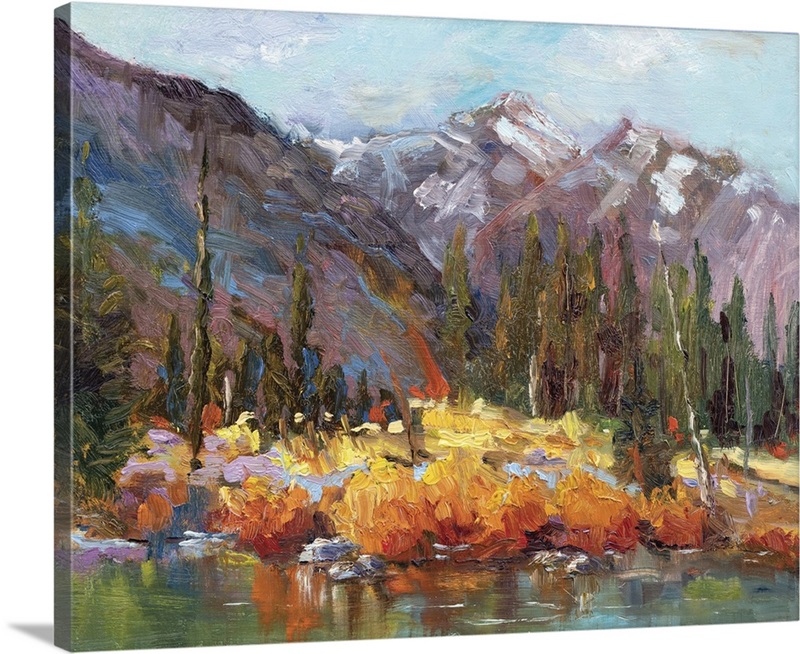 Forget Me Not Pond | Great Big Canvas