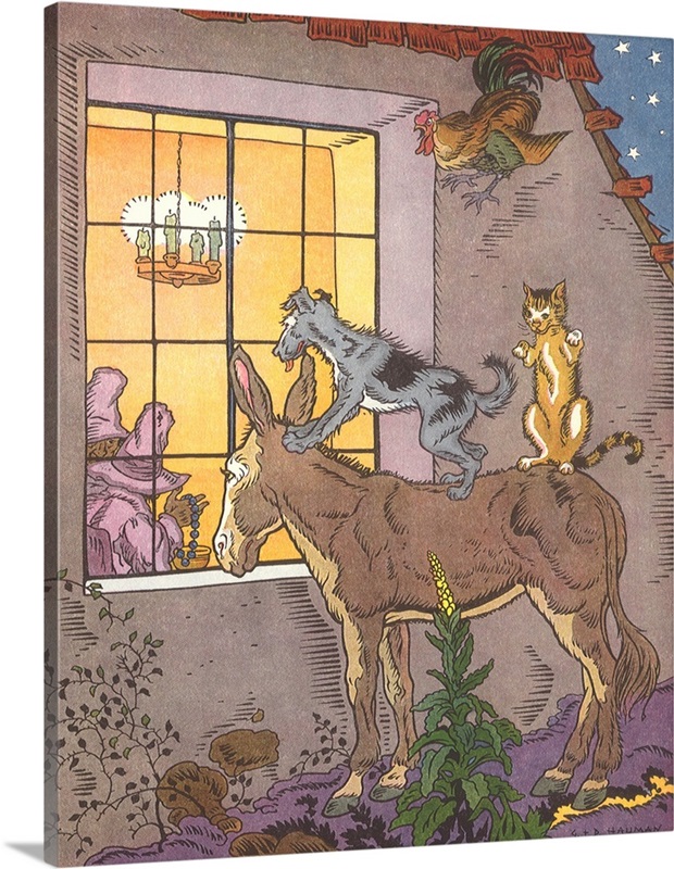 Bremen Town Musicians | Great Big Canvas