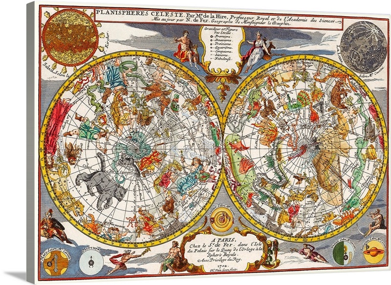 Celestial Chart | Great Big Canvas