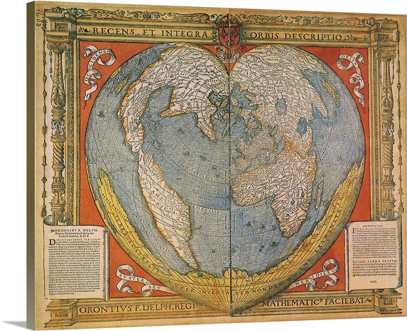 Map of 1536 | Great Big Canvas