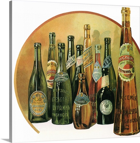 Russian Bottle Drinks | Great Big Canvas