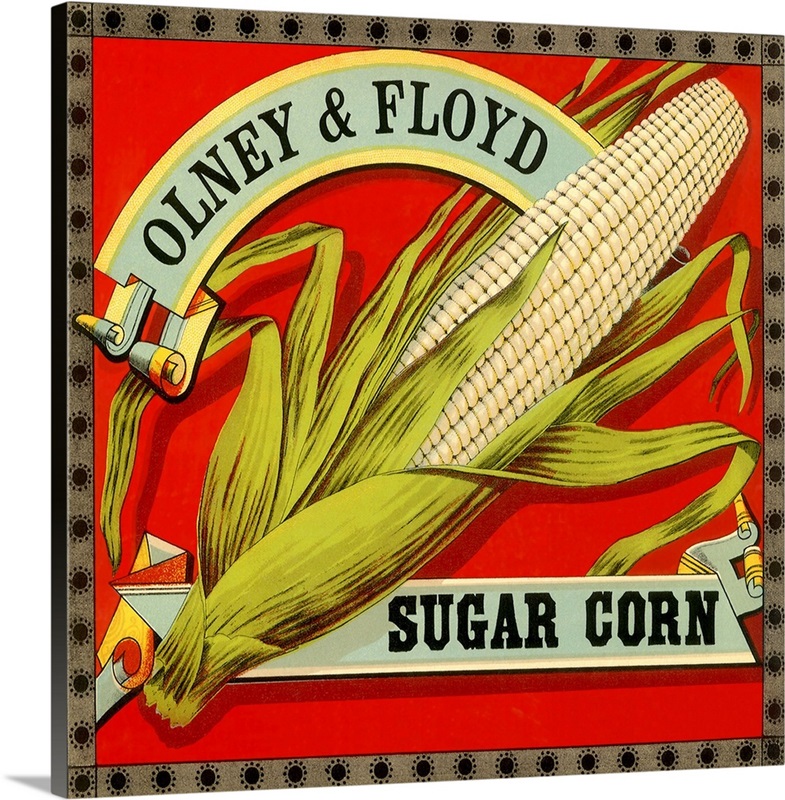 Sugar Corn Label | Great Big Canvas