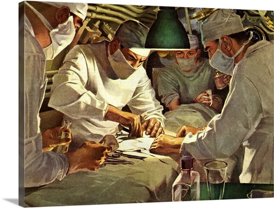 Surgeons Operating Wall Art, Canvas Prints, Framed Prints, Wall Peels ...