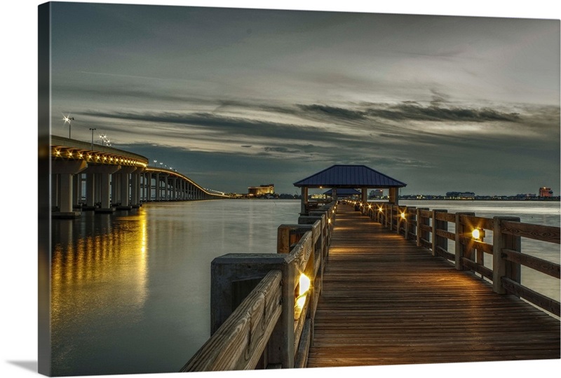 A Pier in Ocean Springs | Great Big Canvas
