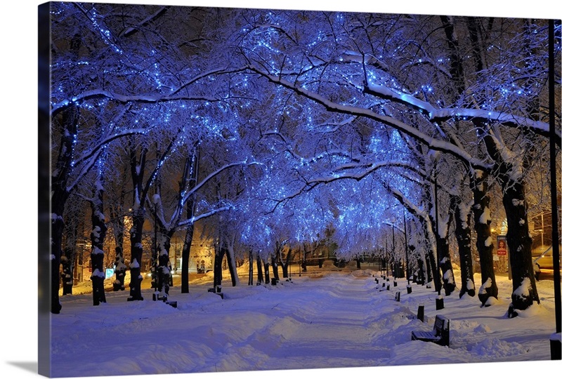 Blue alley | Great Big Canvas