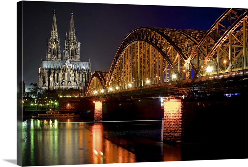 Cologne at Night | Great Big Canvas