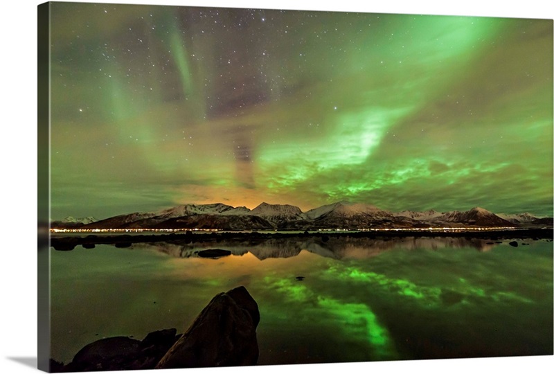 Green Aurora | Great Big Canvas