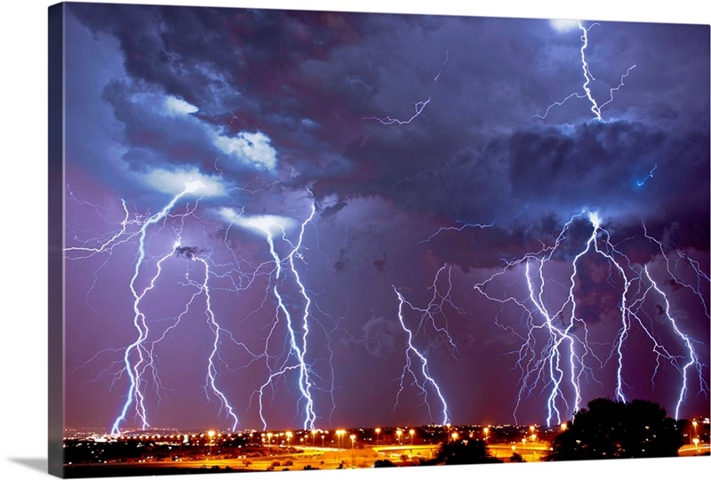 Lightning at Night | Great Big Canvas