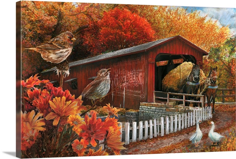 Covered Bridge | Great Big Canvas