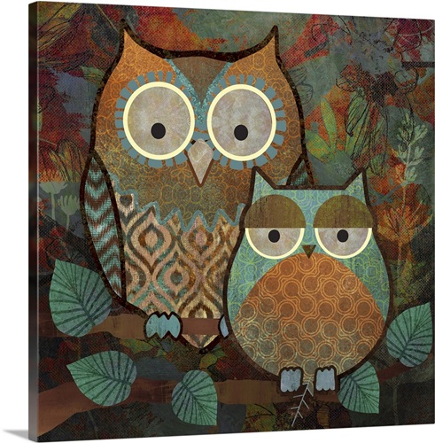 Decorative Owls II | Great Big Canvas