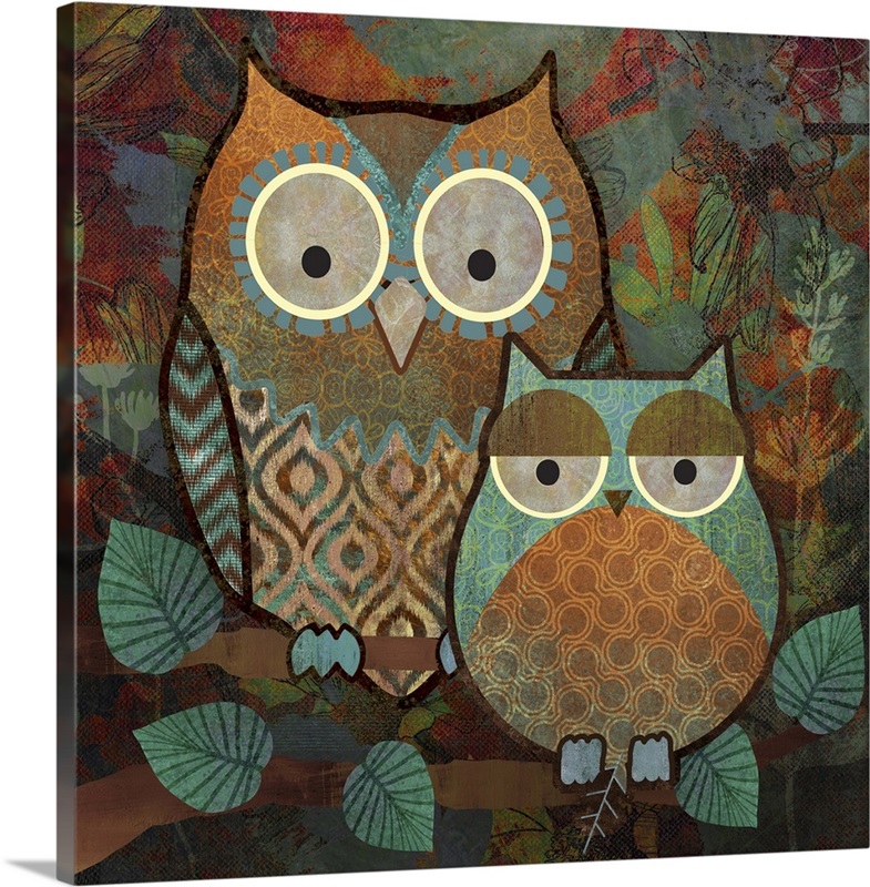 Decorative Owls II | Great Big Canvas