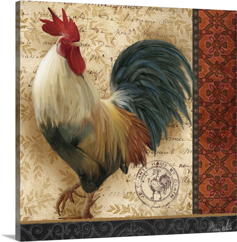 French Rooster III | Great Big Canvas