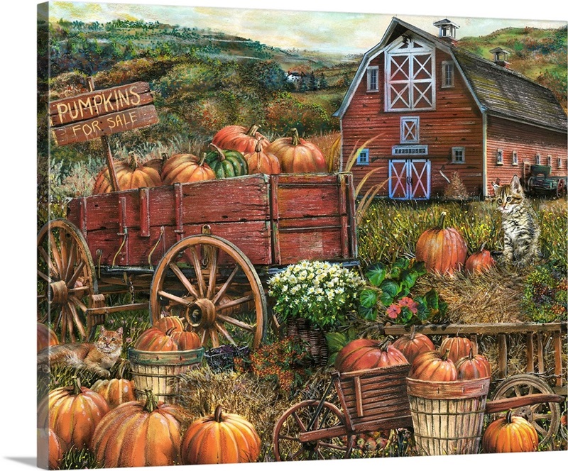 Pumpkin Farm | Great Big Canvas