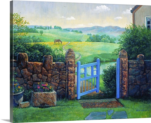 The Blue Gate | Great Big Canvas