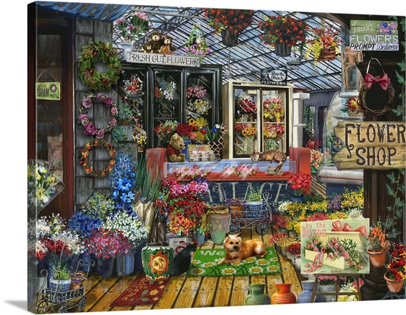 The Flower Shop | Great Big Canvas
