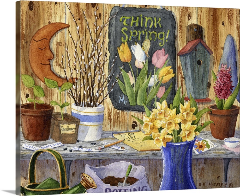 Think Spring Wall Art, Canvas Prints, Framed Prints, Wall Peels | Great ...