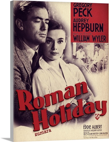 Audrey Hepburn Roman Holiday Poster 3 | Great Big Canvas