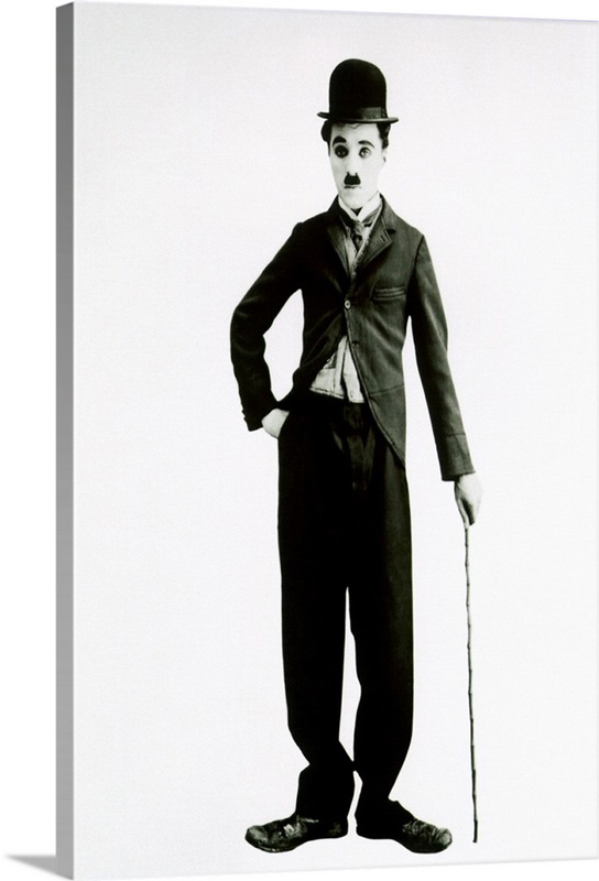 Charlie Chaplin - B&W 1 | Great Big Canvas