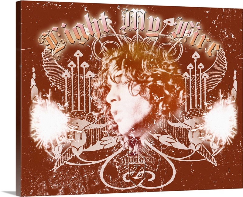 Jim Morrison Light My Fire Sparkler | Great Big Canvas