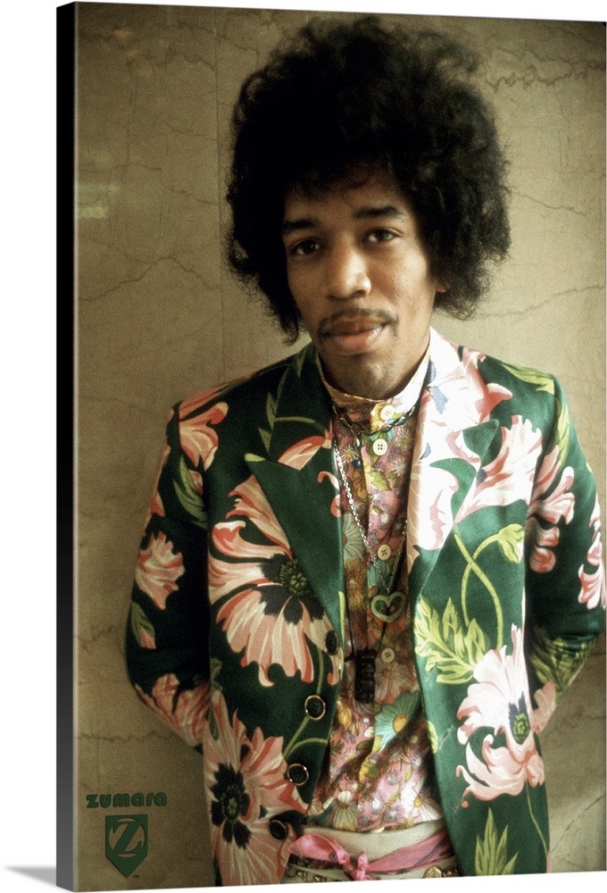 Jimi Hendrix Color1 Wall Art, Canvas Prints, Framed Prints, Wall Peels ...