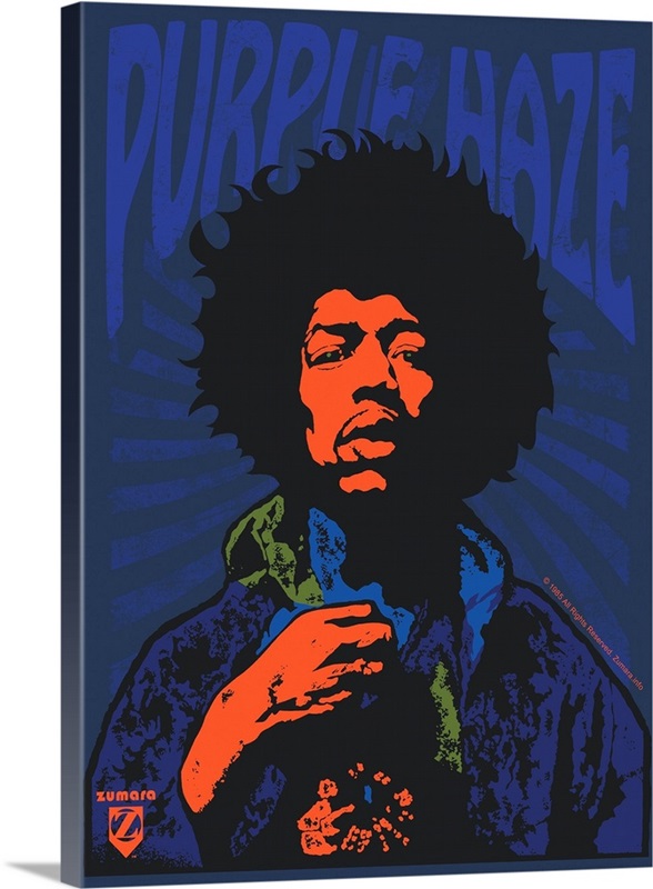 Jimi Hendrix Purple Haze2 | Great Big Canvas