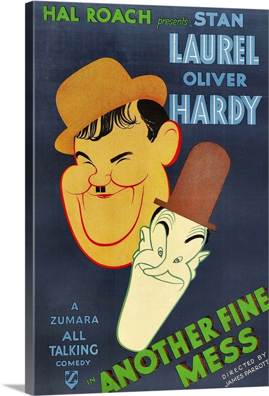 Laurel and Hardy Another Fine Mess | Great Big Canvas