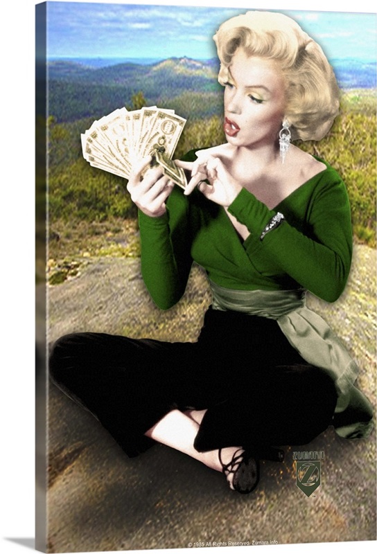Marilyn Monroe Money Maker | Great Big Canvas