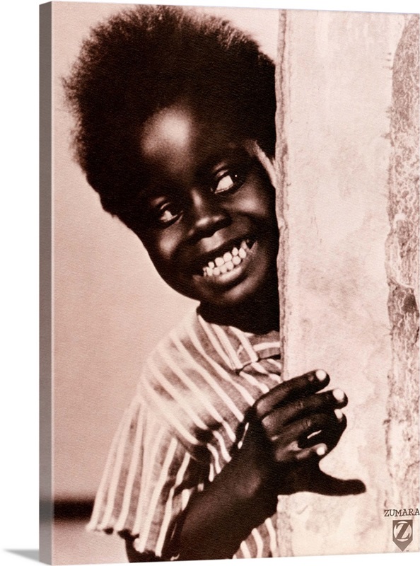 Our Gang - B&W Buckwheat | Great Big Canvas