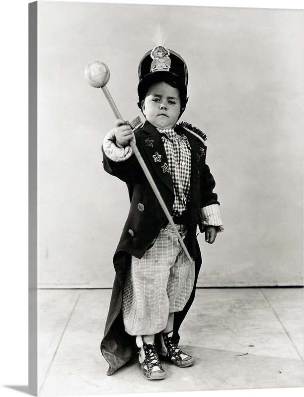 Our Gang B&W Spanky Band Leader | Great Big Canvas