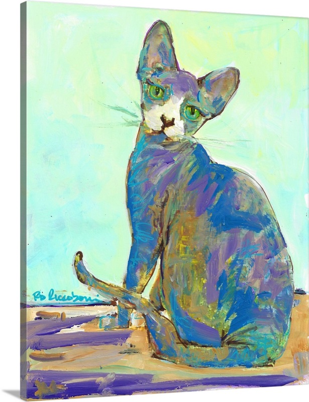 Blue Cat | Great Big Canvas
