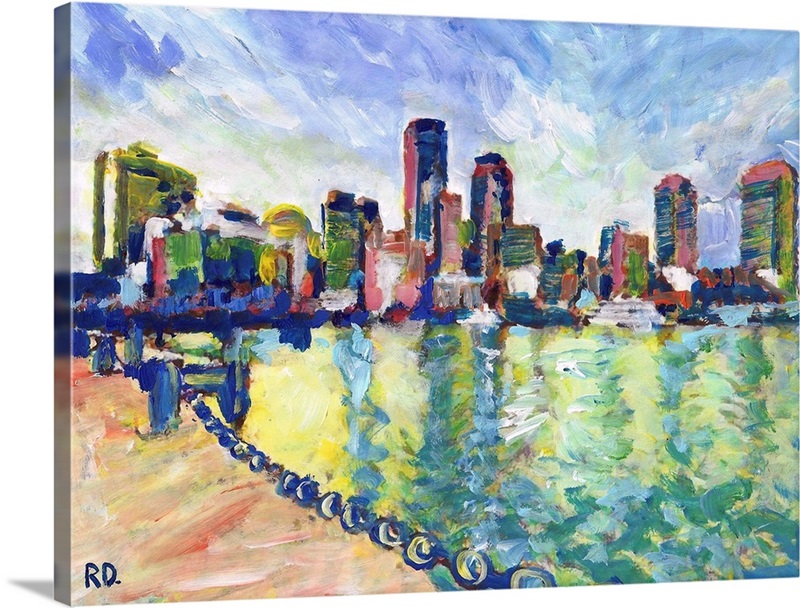 Boston Ma Boston Harbor Harvard Yard 2016 | Great Big Canvas