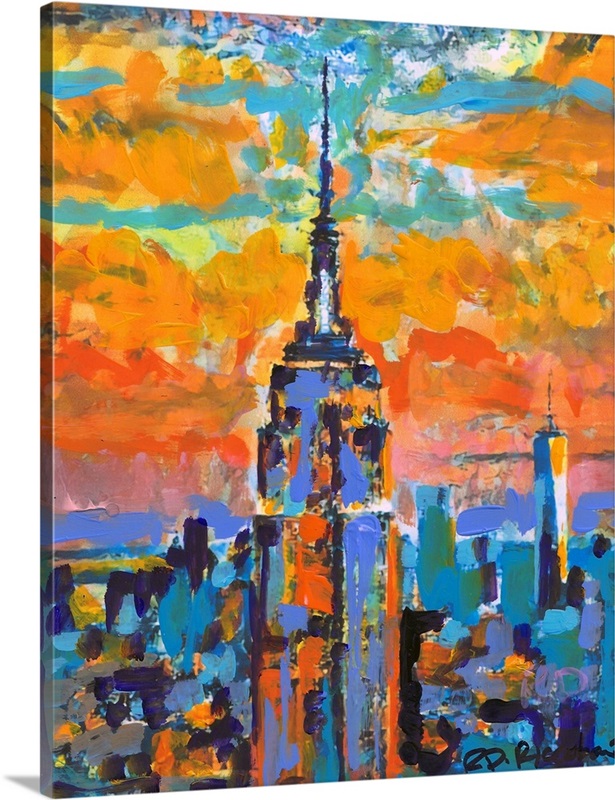 NYC Midtown Sunset | Great Big Canvas