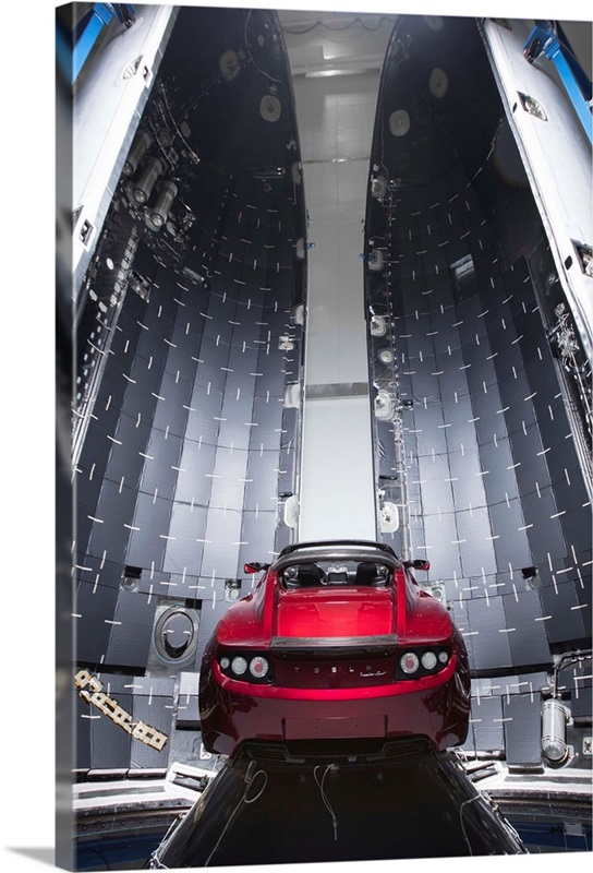 A Red Car For The Red Planet | Great Big Canvas