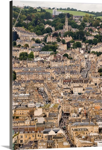 Aerial View of Bath, England, UK Wall Art, Canvas Prints, Framed Prints ...