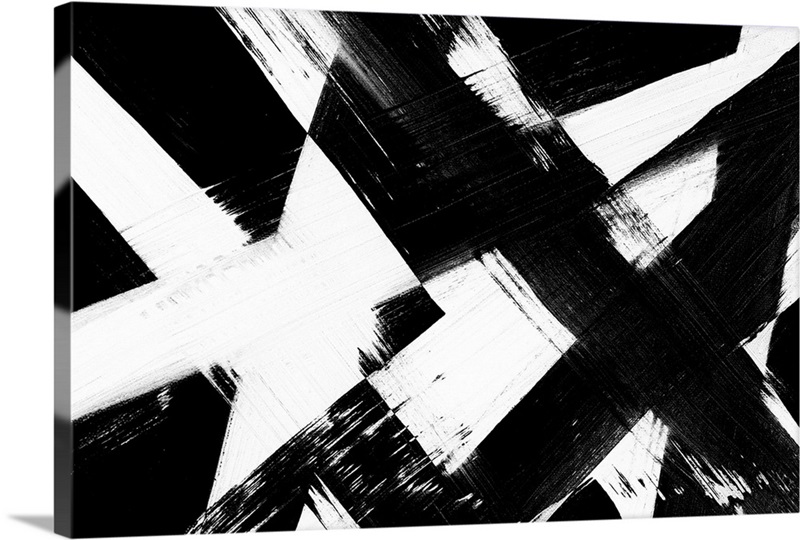 Black and White Exes | Great Big Canvas