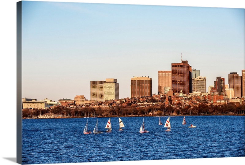 Boston City Skyline Wall Art, Canvas Prints, Framed Prints, Wall Peels ...