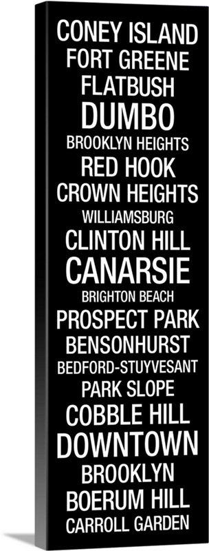 Bus Roll: Brooklyn | Great Big Canvas