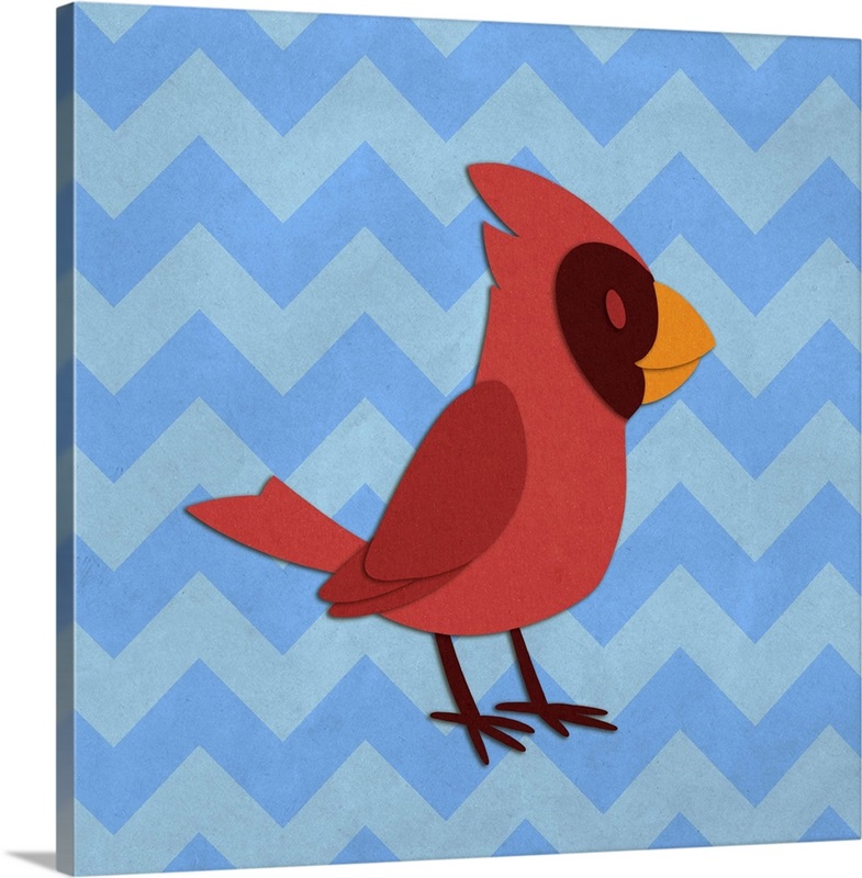 Cardinal - Woodland Creatures | Great Big Canvas