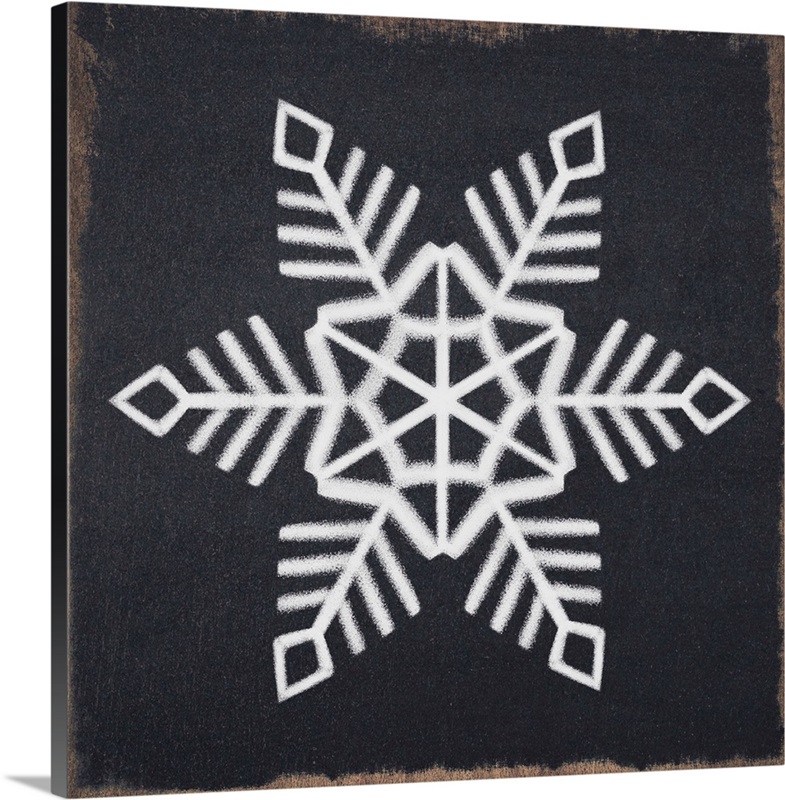 Chalkboard Snowflake I | Great Big Canvas
