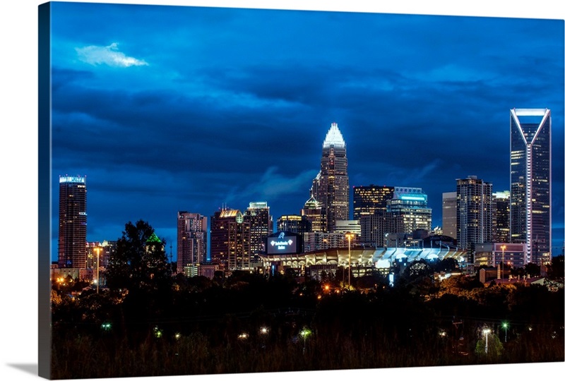 Charlotte at Night | Great Big Canvas