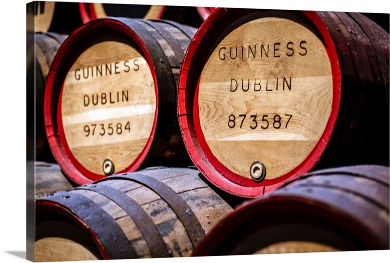 Guinness Barrels, Guinness Storehouse, Dublin, Ireland | Great Big Canvas