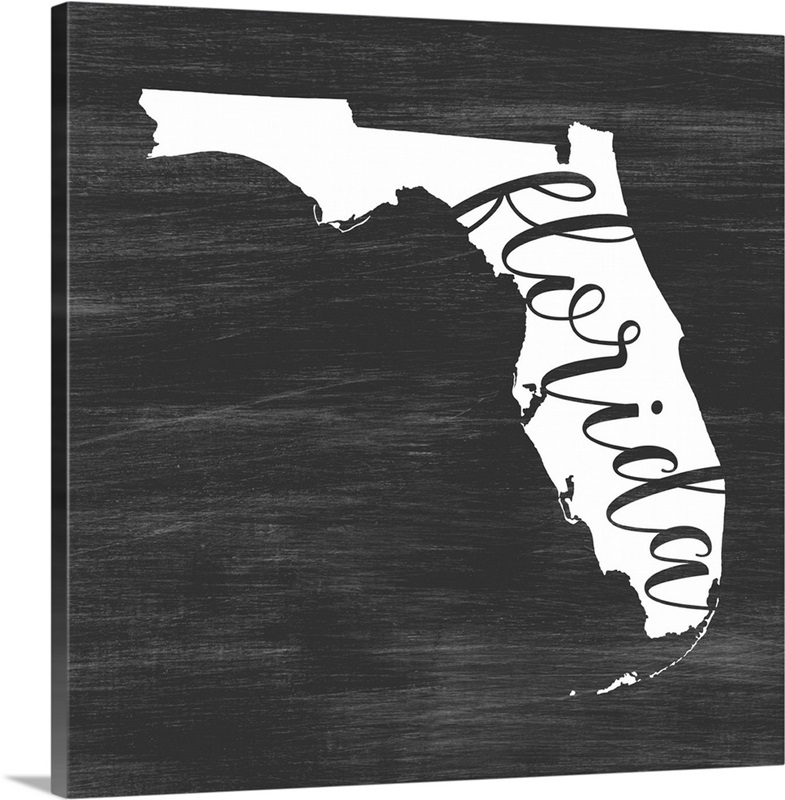 Home State Typography - Florida | Great Big Canvas