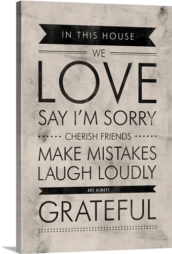 In This House | Great Big Canvas