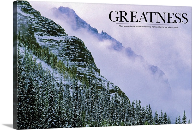 Inspirational Poster: When we envision the extraordinary | Great Big Canvas