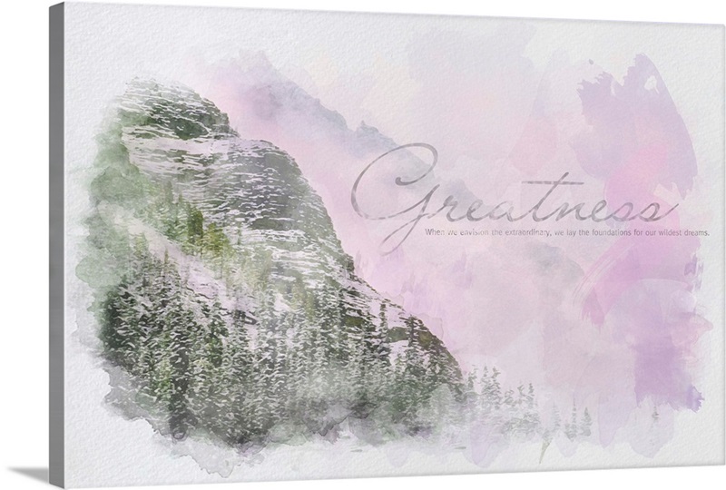 Inspirational Poster: When we envision the extraordinary | Great Big Canvas
