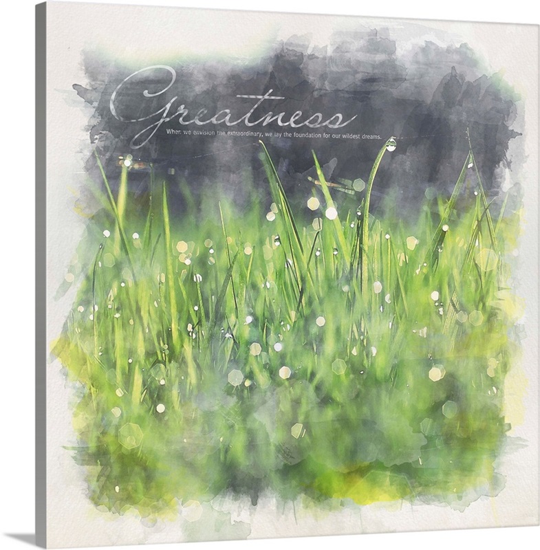 Inspirational Poster: When we envision the extraordinary | Great Big Canvas
