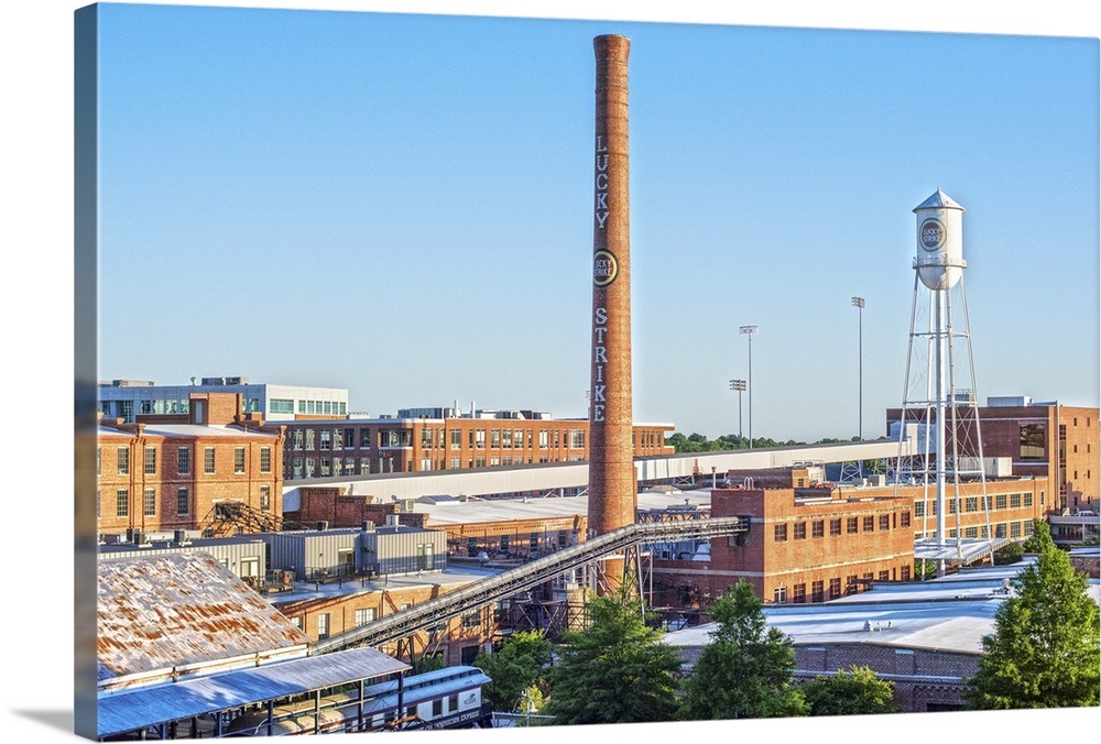 Lucky Strike Water Tower and Smokestack, American Tobacco Historic ...
