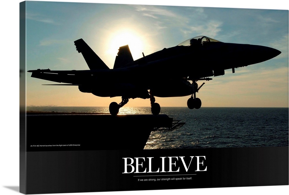 Military Motivational Poster: If We Are Strong, Our Strength Will Speak ...