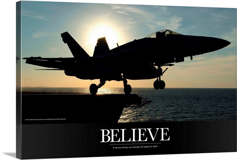 Military Motivational Poster: If We Are Strong, Our Strength Will Speak ...